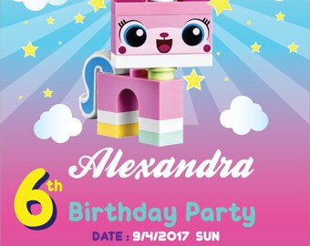 Unikitty birthday | Etsy