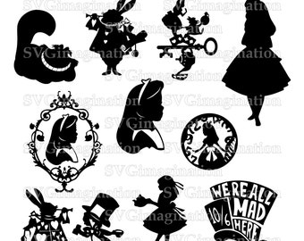 Alice silhouette | Etsy