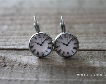 Clock earrings | Etsy