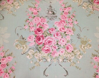 Shabby chic fabric | Etsy