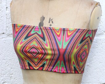 Rainbow crop top | Etsy