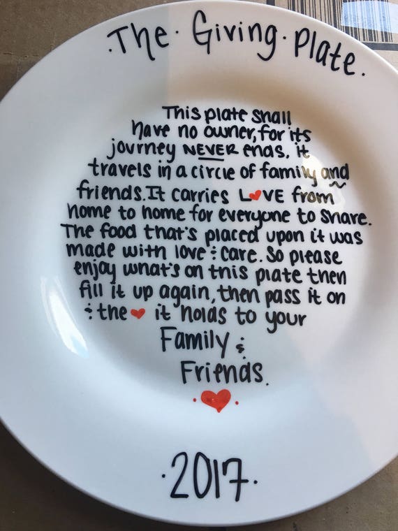 Items similar to Giving plate on Etsy