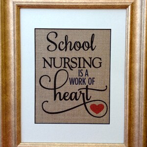 School nurse sign | Etsy