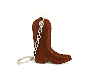 Cowboy Hat Keychain SMALL Acoustic Guitar Country Music