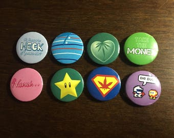 Hamilton Pins Set of 8