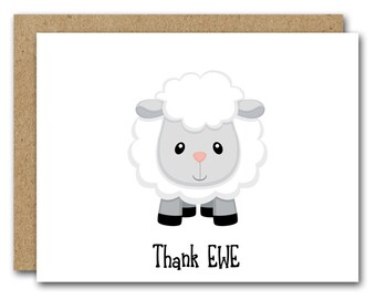 Sheep thank you | Etsy