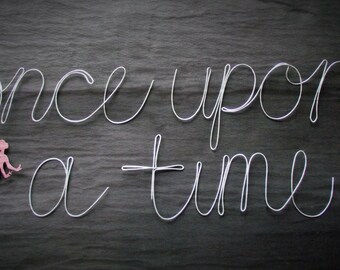 Cursive wire words | Etsy