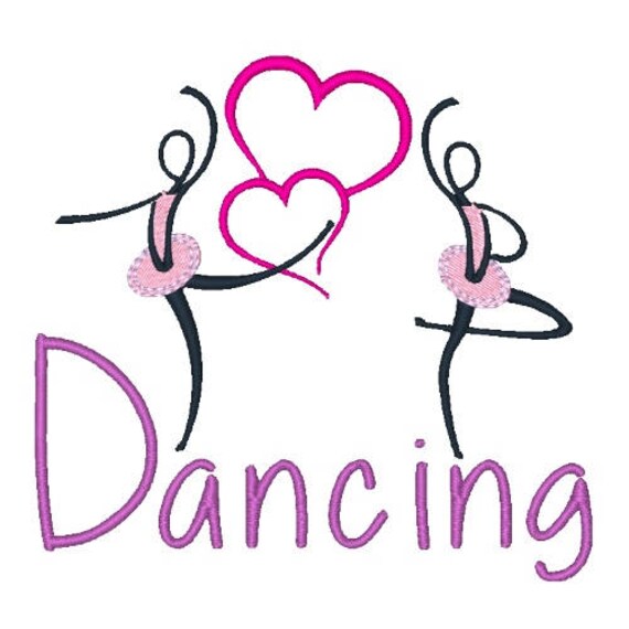 Dancing Embroidery Design Dance Machine Embroidery Designs 4X4