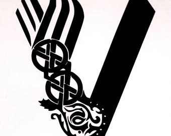 Vikings car decal | Etsy