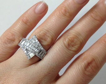 Baguette band | Etsy