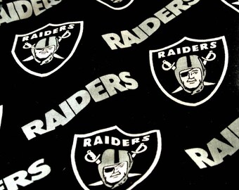 Raiders fabric | Etsy