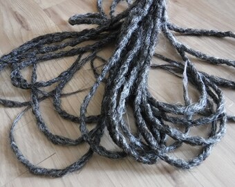 Grey hair extension | Etsy