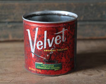 Velvet tobacco tin | Etsy