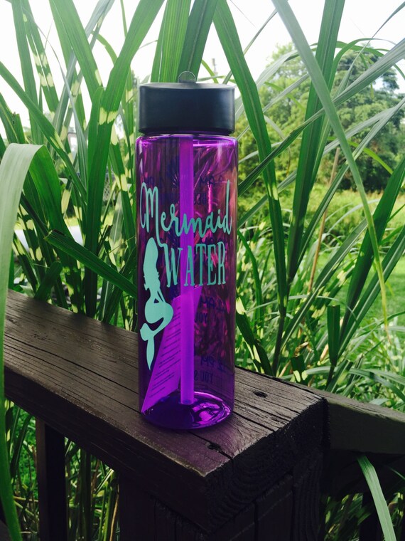 Mermaid Water Bottle-24 oz Tritan Water Bottle
