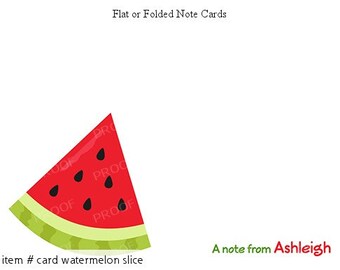 Watermelon cards | Etsy