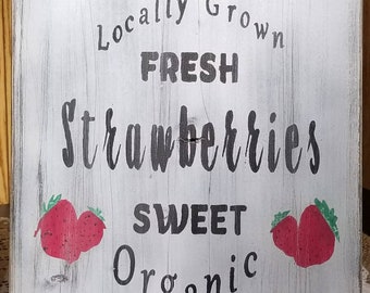 Strawberry signs | Etsy