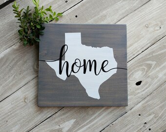 Texas wood sign | Etsy
