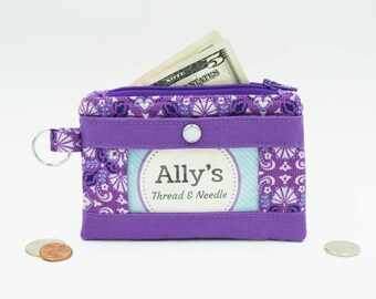 Id window wallet | Etsy