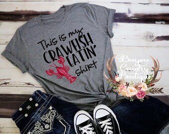 Crawfish tshirt | Etsy