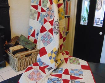 Patchwork quilt | Etsy