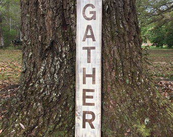 Vertical wood signs | Etsy