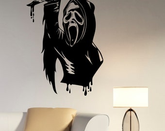 Ghostface sticker | Etsy