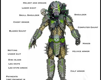Predator costume | Etsy