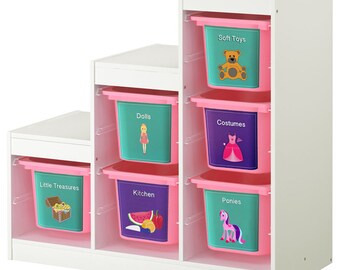 Toy bin labels | Etsy