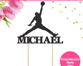 Jordan cake topper | Etsy