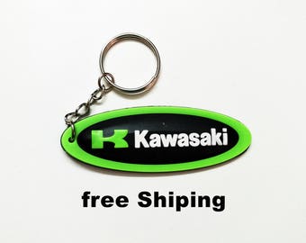 Kawasaki keychain | Etsy