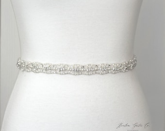 Rhinestone belt | Etsy