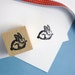 Rabbit Rubber Stamp