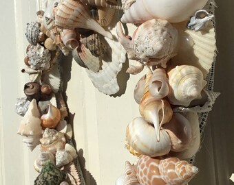Sea shell wreath | Etsy