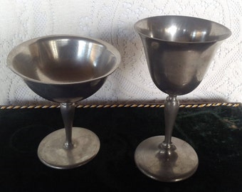 Pewter goblet | Etsy
