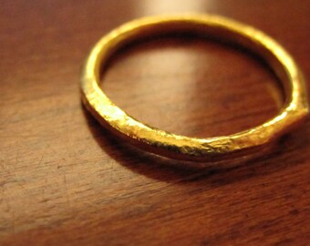 24k gold ring | Etsy