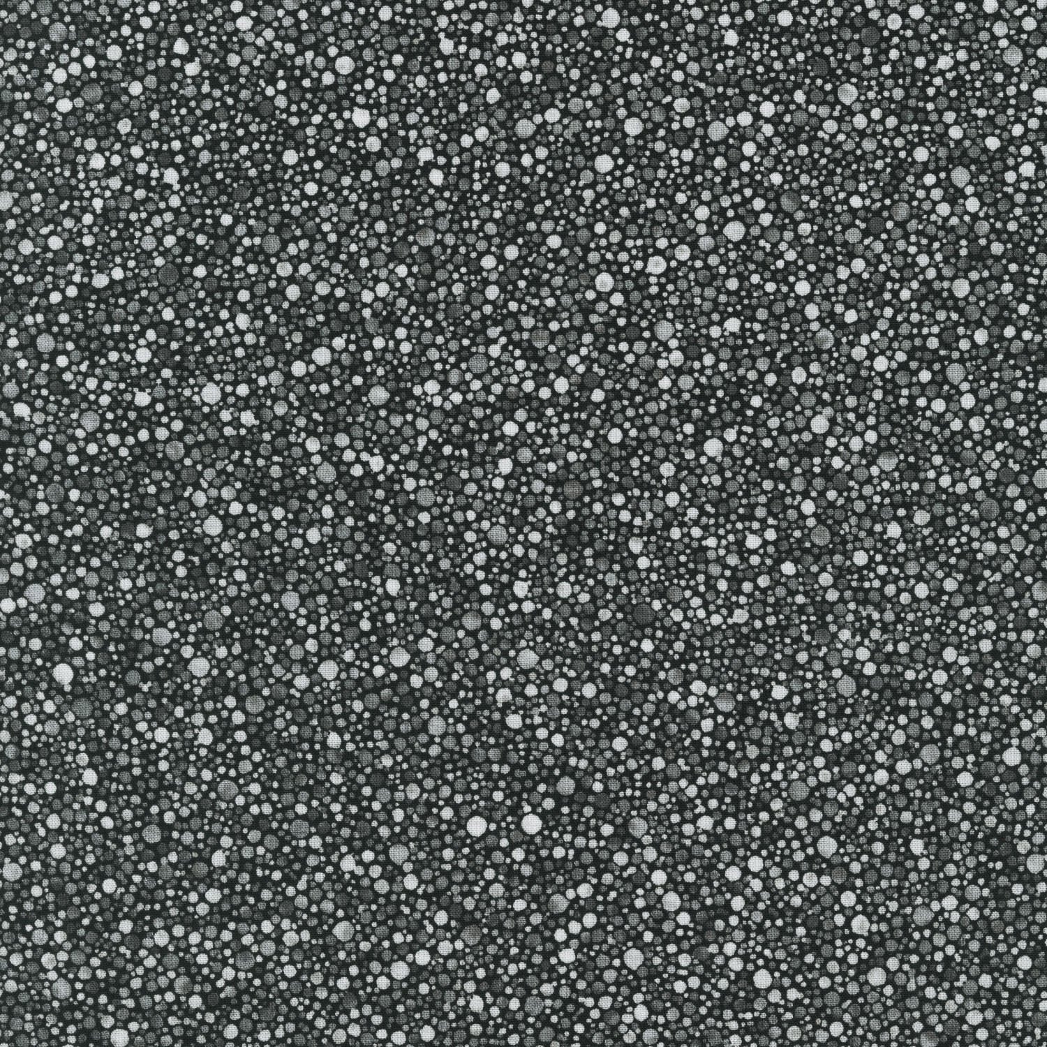 Graphite Spots - Texture Spectrum - Robert Kaufman - Black and Gray ...