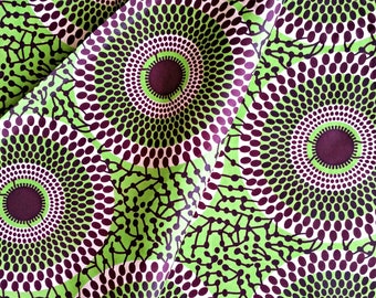 Green african fabric | Etsy