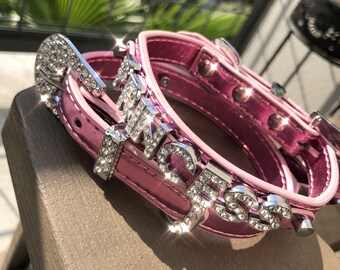 Bling dog collar | Etsy