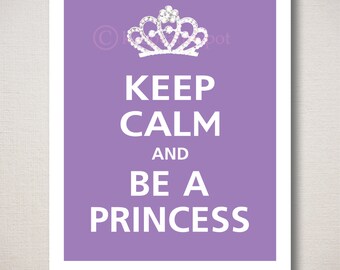 Keep calm princess | Etsy
