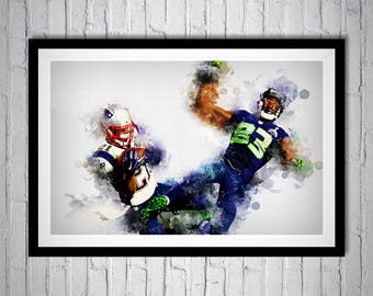 Seahawks wall art | Etsy