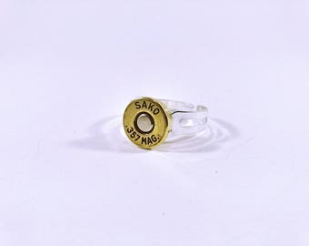 Cross Of Lorraine Magnum PI Team Ring Sterling Silver 925