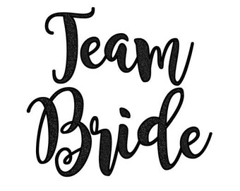 Team bride decal | Etsy