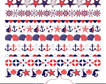 Nautical border | Etsy