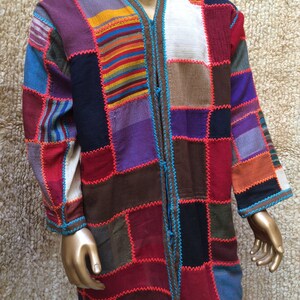 Patchwork coat | Etsy