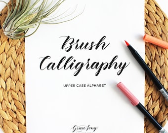 Basic Modern Calligraphy Practice Sheets by theinkyhand