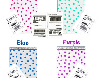 Polka dot labels | Etsy