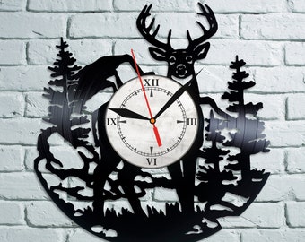Deer clock | Etsy