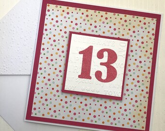 Teenage girl card | Etsy