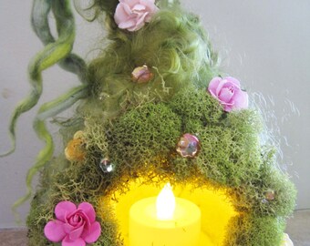 Felted fairy lamp | Etsy