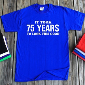 75th birthday | Etsy